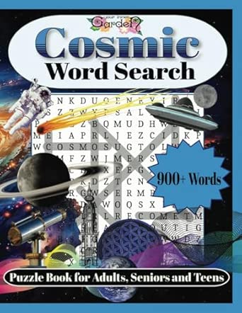 Cosmic Word Search Puzzle Book: Large Print Word Searches about Space ...