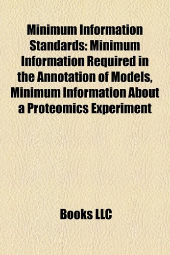 Amazon.co.jp: Minimum Information Standards : 本