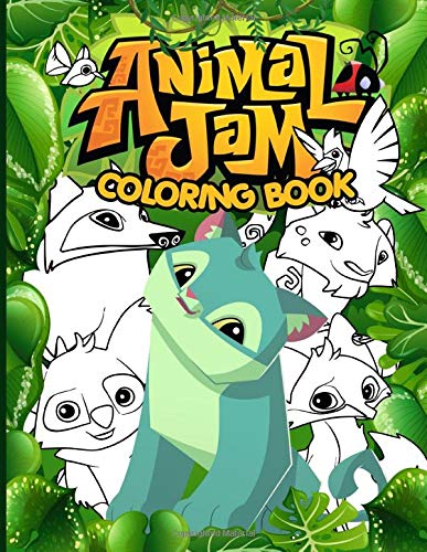 Animal Jam Coloring Book: Featuring Fun And Relaxing Coloring Books For ...