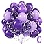 Amazon.com: 60pcs Purple Balloons 12inch with Metallic Pastel Dark ...