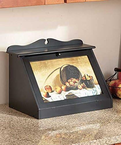 Amazon.com: Apple - Decorative Primitive Country Wooden Bread Box ...