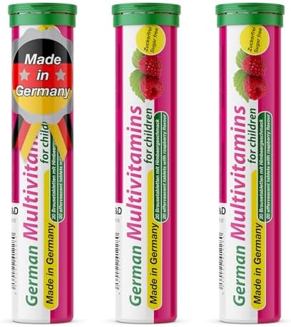Amazon.com: T&D Multivitamin for Kids effervescent Tablets - Liquid ...