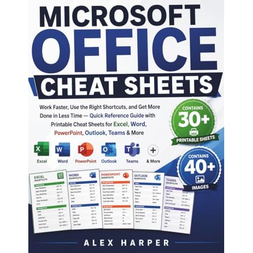 MICROSOFT OFFICE CHEAT SHEETS Book - Price comparison