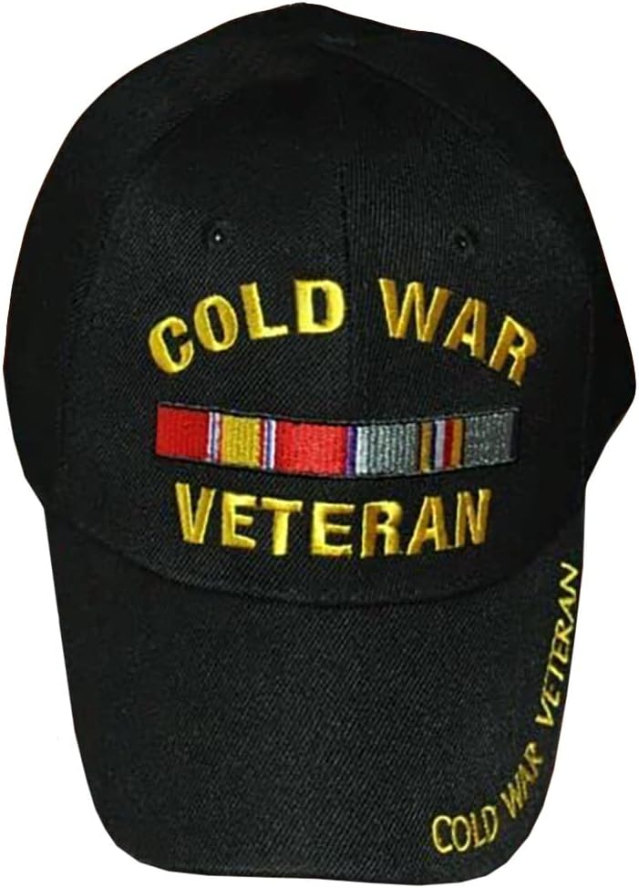 Amazon.com: New Black US Military Cold War Veteran Hat Baseball Ball ...