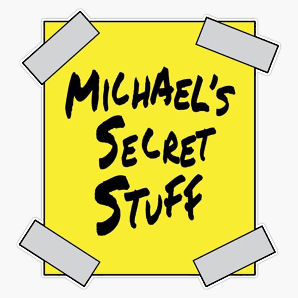 Amazon.com - Michaels Secret Stuff Sticker Bumper Sticker Vinyl Decal 5"