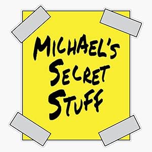 Amazon.com - Michaels Secret Stuff Sticker Bumper Sticker Vinyl Decal 5"