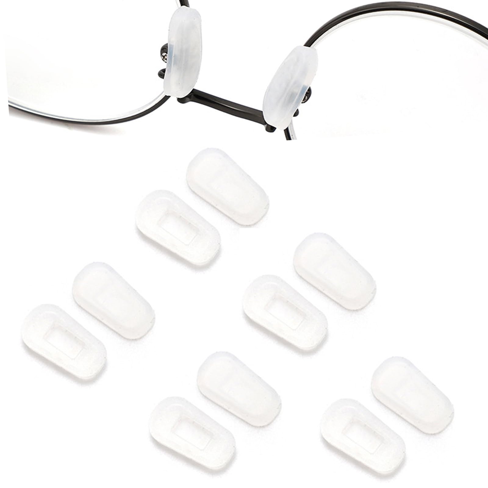 Amazon.com: Eyeglass Nose Pads Covers Slip-on Silicone Glasses Nose Pad ...