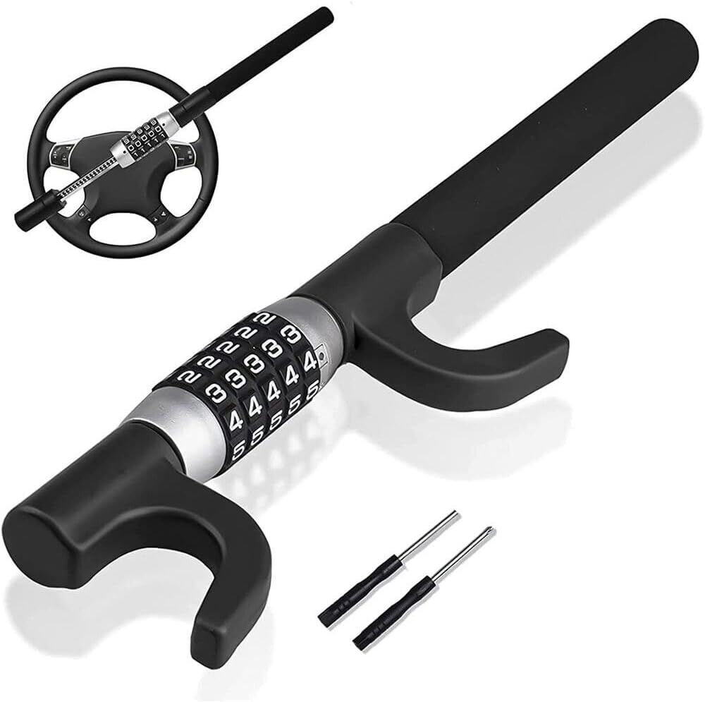 The Club 1102 LX Series Steering Wheel Lock, Blue : Amazon.com.au ...