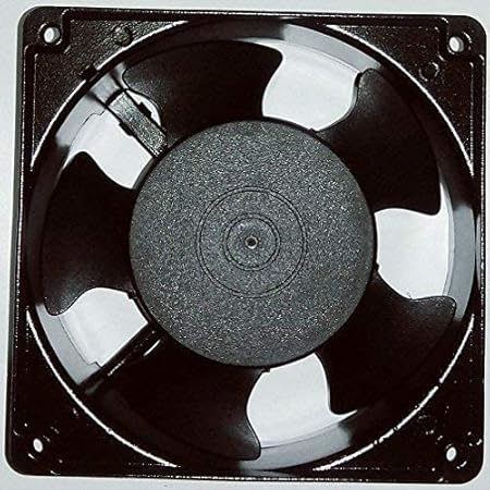 Rexnord 22038 A2 T Panel Square Aluminium Die Cast Exhaust Fan (Black ...