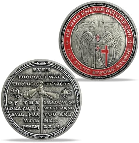 Amazon.com: BHealthLife Knights Templar Religious Challenge Coin ...