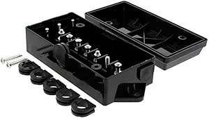 GANAZONO Trailer Junction Box Way Weatherproof Power Connection Box for ...