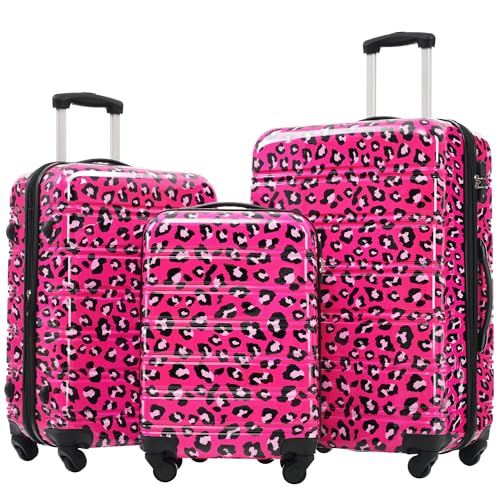 Best Leopard Hard Shell Luggage for Stylish and Durable Travel – Four ...