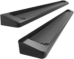 Amazon.com: HD Ridez Running Board 6" Black Compatible with Chevy ...