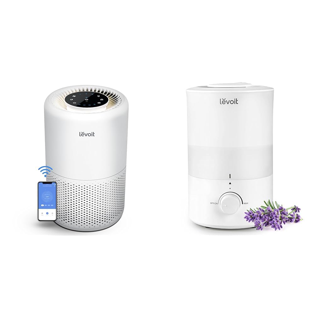 Amazon.com: LEVOIT Air Purifier for Home Bedroom & Humidifiers for ...