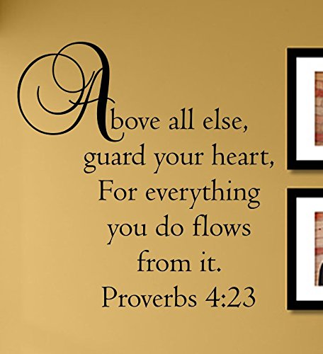 Amazon.com: Above All Else Guard Your Heart, for Everything You do ...