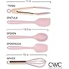 Amazon.com: COOK WITH COLOR Silicone Cooking Utensils, Kitchen Utensil ...