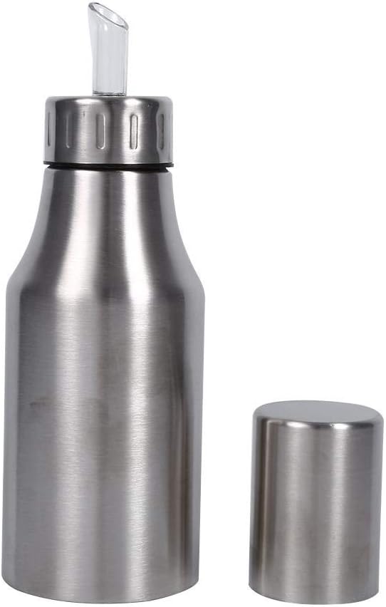JoalGfda Botella dispensadora de aceite de oliva, 2 piezas de vidrio de 300 ml, dispensador de ...