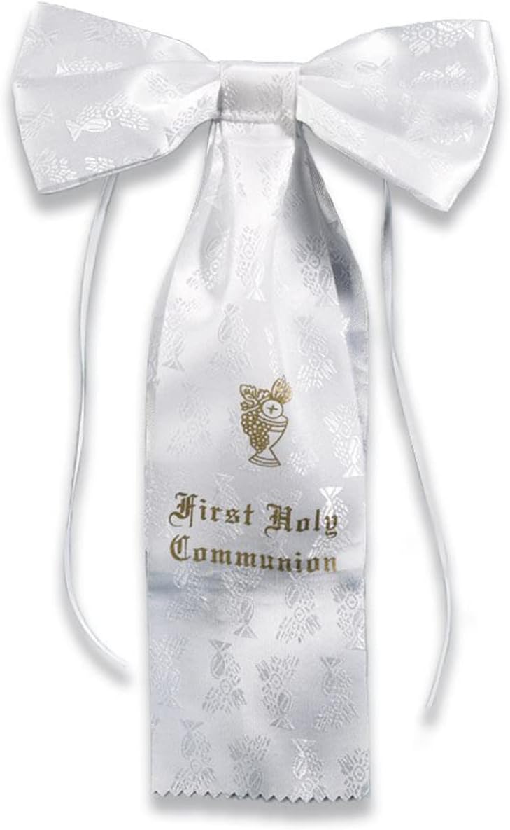 Amazon.com: Catholic Gifts & More Satin Brocade First Communion Arm ...