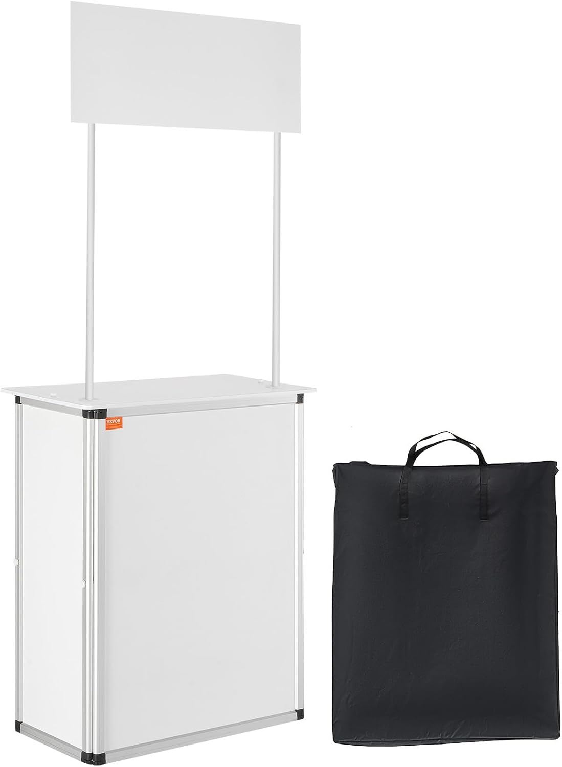 VEVOR Promotion Counter Table, Portable Tradeshow Podium Table, 30.91 ...