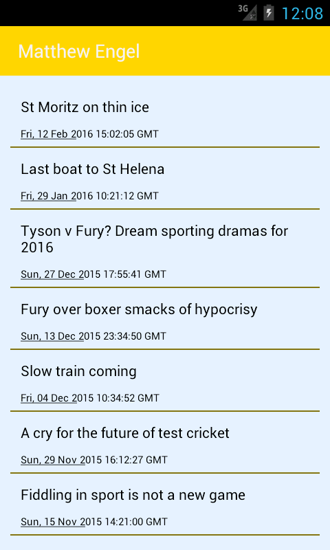 Matthew Engel - App on Amazon Appstore