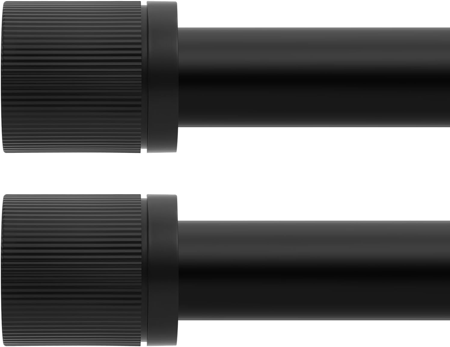 Amazon.com: HTZON Black Curtain Rods for Windows 48 to 84:Modern ...