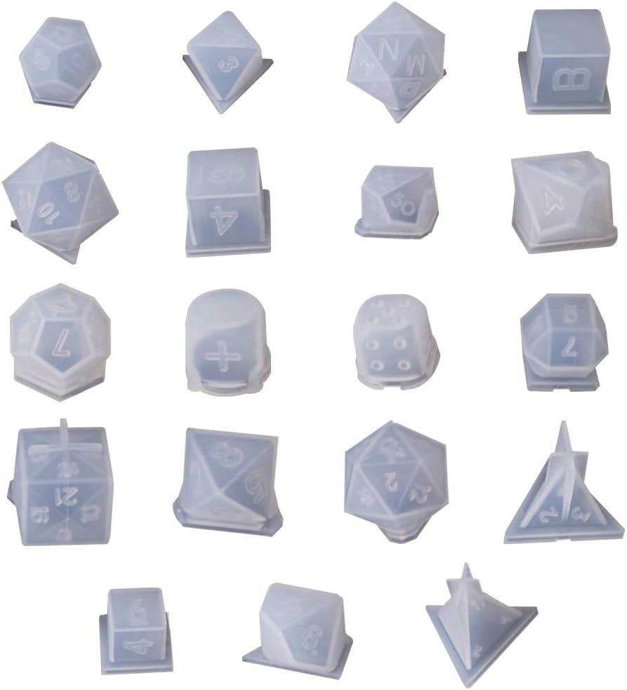 Amazon.com: 1pc DIY Silicone Resin Casting Molds Crystal Epoxy Mold ...