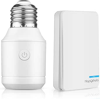 HAPYTHDA Remote Control Light Socket E26/E27 Bulb Base Holder, No ...