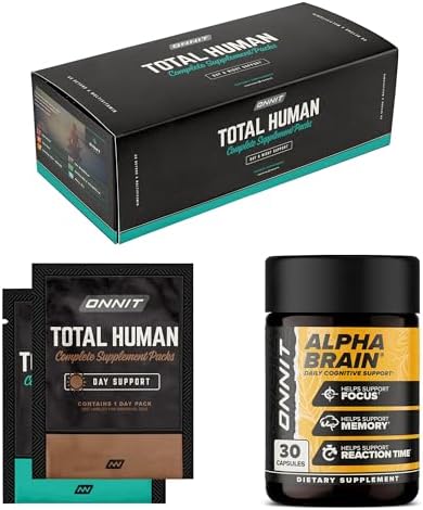 Amazon.com: ONNIT Premium Alpha Brain Bundle - Nootropic Brain Supplement (30 Count) for Focus ...