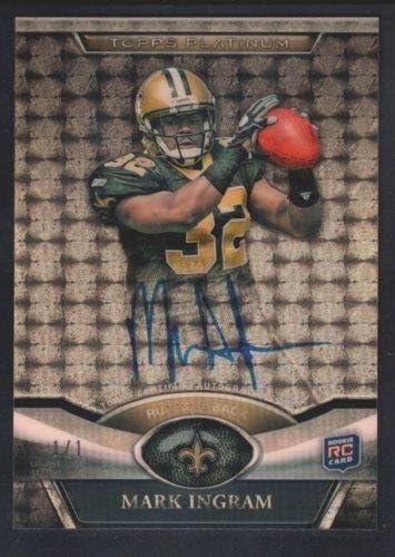 Mark Ingram 2011 Topps Platinum Rc Rookie Superfractor Autograph Sp ...