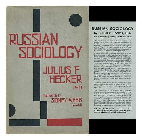 Amazon.co.jp: Russian Sociology; a Contribution to the History of ...