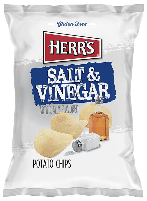 Amazon.com: Herr's - Salt and Vinegar Potato Chips, 2.75 Oz Pack of 12