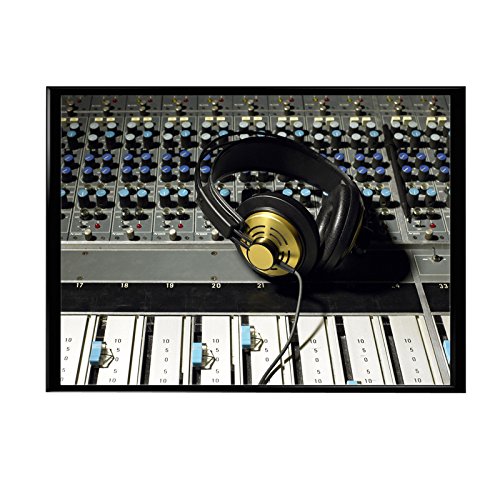 Elmax India Sound Mixer With Headphone Matte Poster,wallposter , 12x18 ...