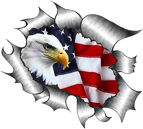 Amazon.com: Rogue River Tactical American Eagle Sticker USA Flag ...