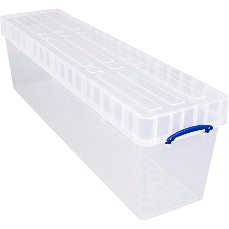 Really Useful Plastic Storage Box 77 Litre Clear : Amazon.co.uk: Home ...