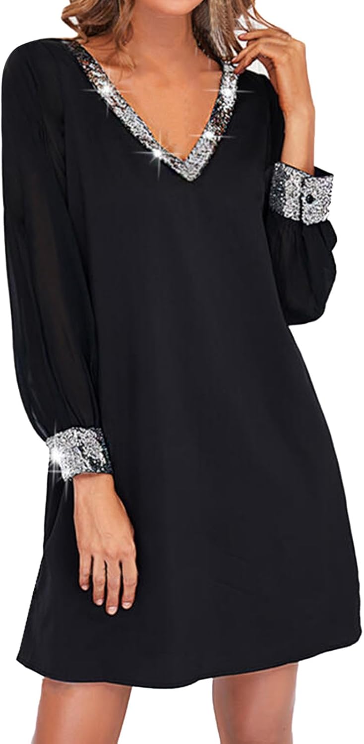 Amazon.com: Koolee Dresses for Women New Years Eve Outfits Sparkly ...