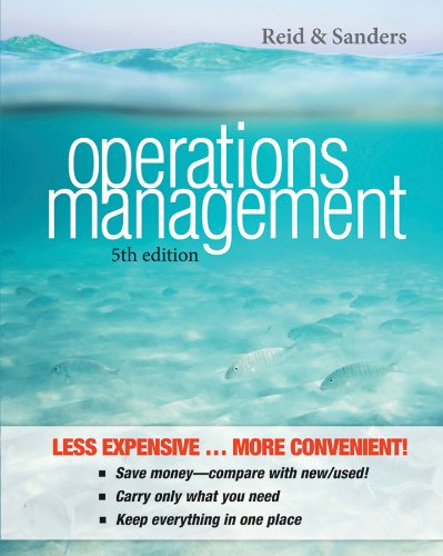 Operations Management: Reid, R. Dan, Sanders, Nada R.: 9781118348512 ...