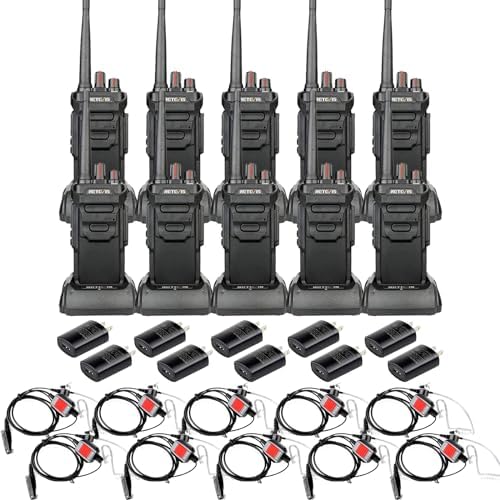 Amazon.com: Retevis RT48 Walkie Talkie Waterproof(10 Pack) with IP66 ...
