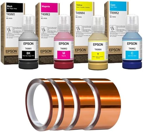 Amazon.com: Epson Genuine T49M Dye-Sublimation SureColor Ink Refills ...