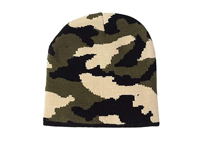 Buy CHACKO Men's Woollen Army Military Camoflague Skull Monkey Cap_Pack ...