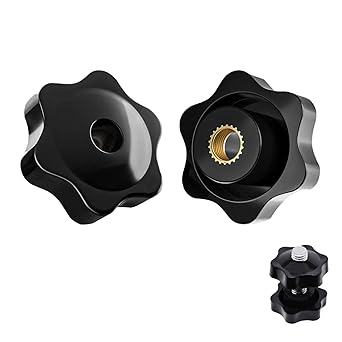 4 Pcs Female Knob Screws,Plastic Through Hole Clamping Thread Knob ...