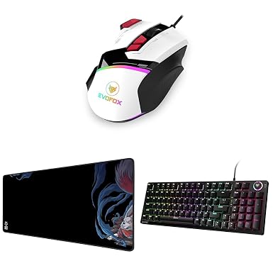 EvoFox Blaze Programmable Gaming Mouse + EvoFox Katana-X Mechanical ...