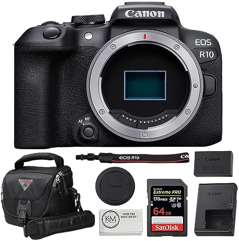 Amazon.com : Canon EOS R10 Mirrorless Camera Bundled with 64GB Memory ...