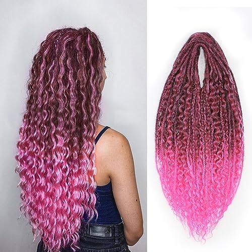 Amazon.com : ENBEAUTIFUL Double Ended Dreadlock Extensions 24 Inch 3 In ...