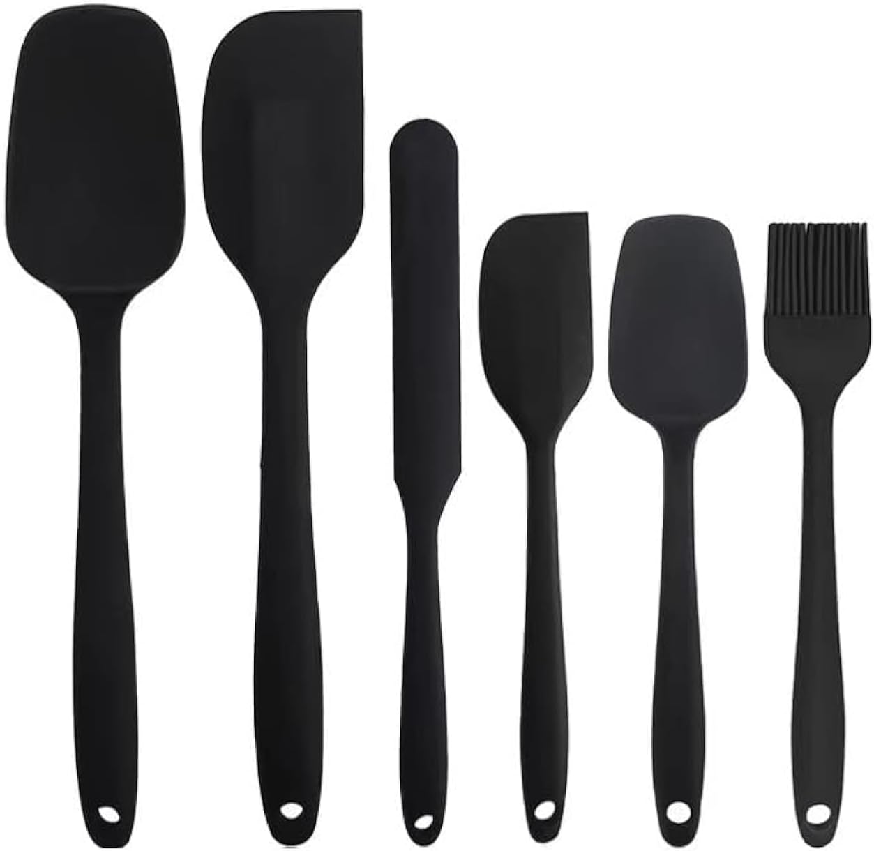 Amazon.com: neheewin Spatula Kitchen Utensils - 6 Pieces Silicone ...