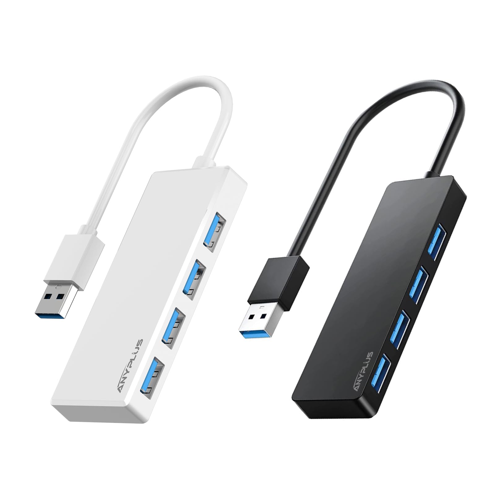 Amazon.com: ANYPLUS USB 3.0 Hub, 4 Port USB Hub Splitter,Portable USB ...