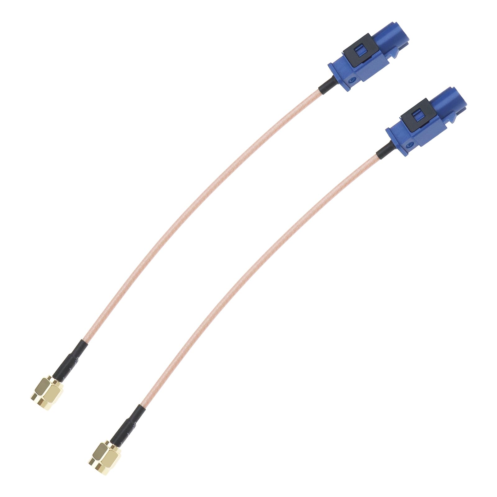 Amazon.com: eMagTech 2PCS Car GPS Antenna Adapter Cable SMA Male to ...