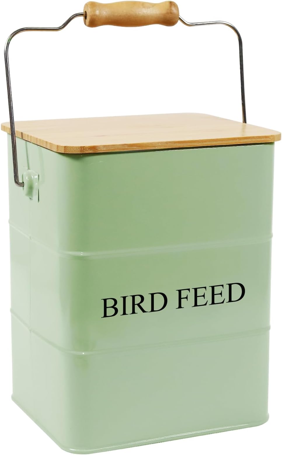 Amazon.com: Brabtod Metal Bird Seeds storage container,Outdoor Bird ...