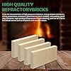Amazon.com : 12PCS Woodstove Firebricks, Fire Bricks, Size 9" X 4-1/2 ...