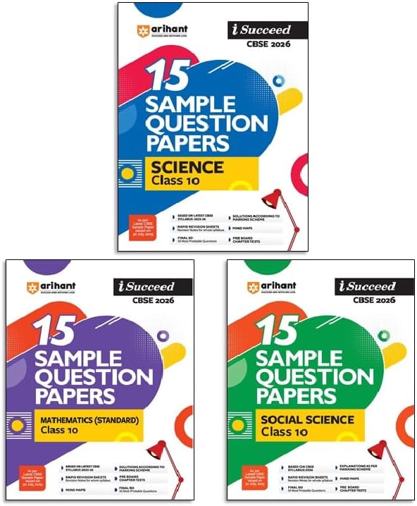 i-Succeed CBSE 2026— Science, Social Science, Maths Standard Class 10 ...