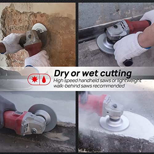 Snapklik.com : Diamond Grinding Wheel 4 Inch For Concrete Masonry Hard ...